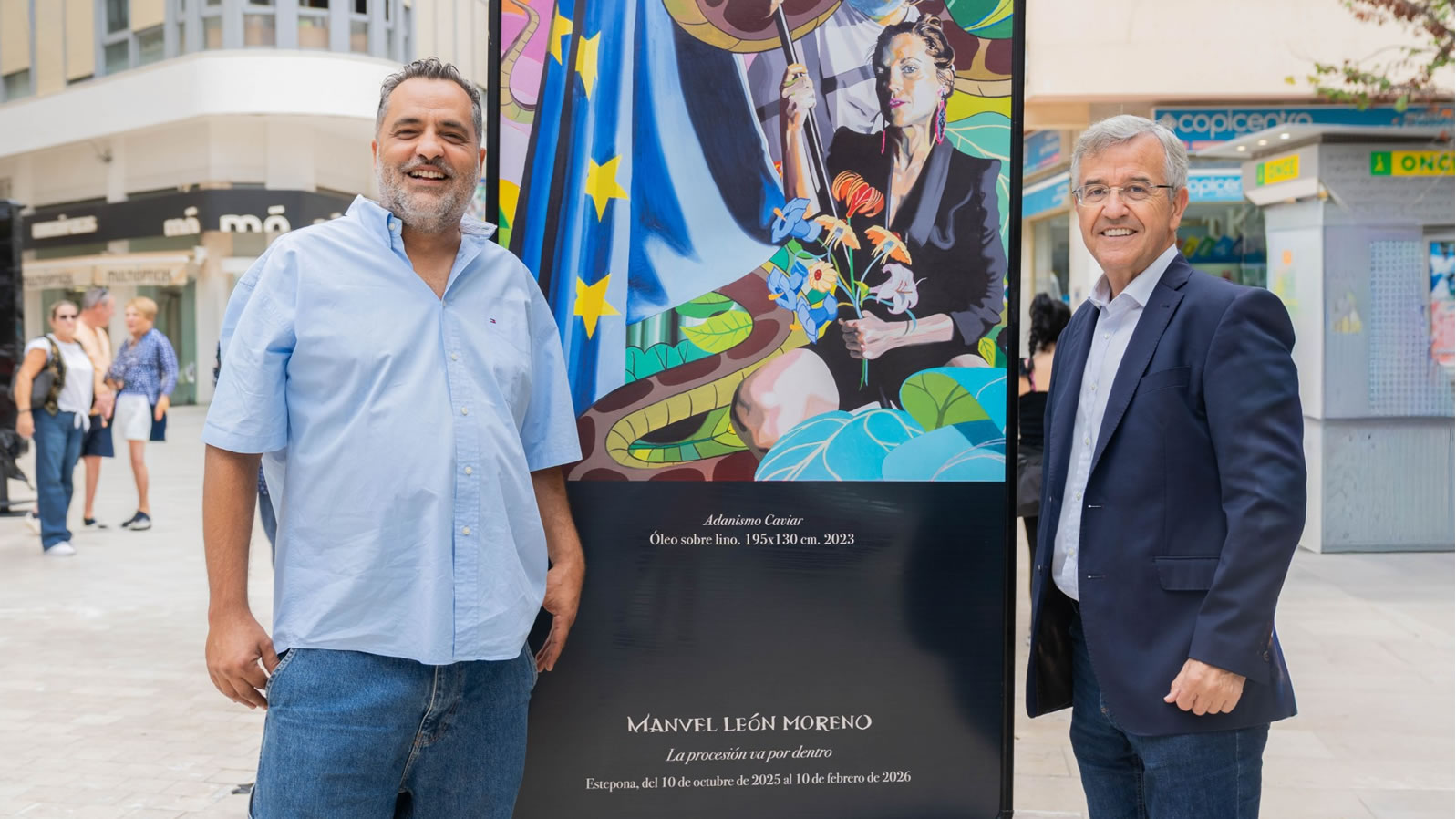 La colorida obra de Manuel León protagoniza la nueva exposición en Estepona